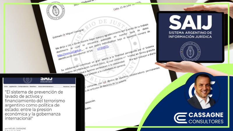Cassagne | RECONOCIMIENTO DEL MINISTERIO DE JUSTICIA DE LA NACIÃ“N